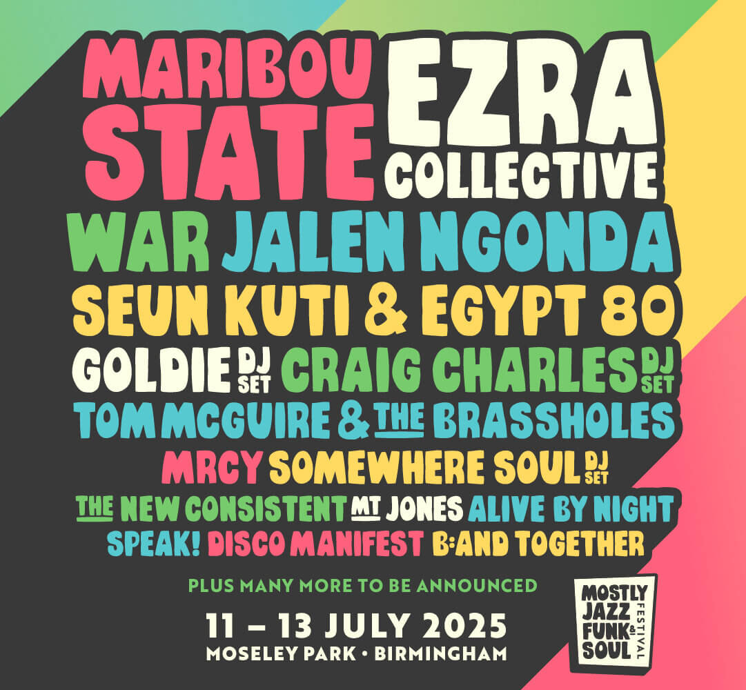 Maribou State set for Mostly Jazz 2025 | Mostly Jazz Funk & Soul Festival